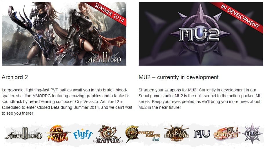 Webzen - gPotato portals to be integrated for the ultimate experience ...