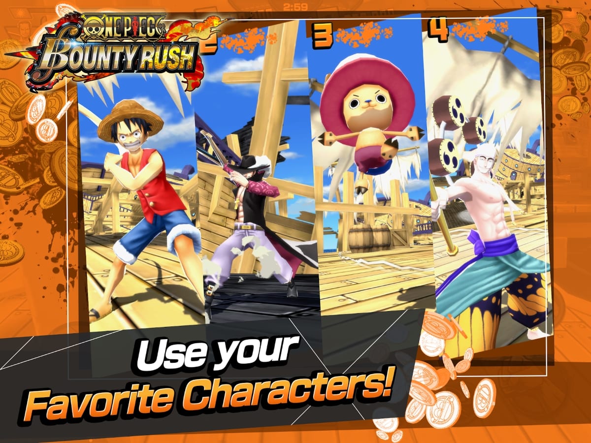 One Piece Bounty Rush - New mobile RPG based on beloved manga series ...